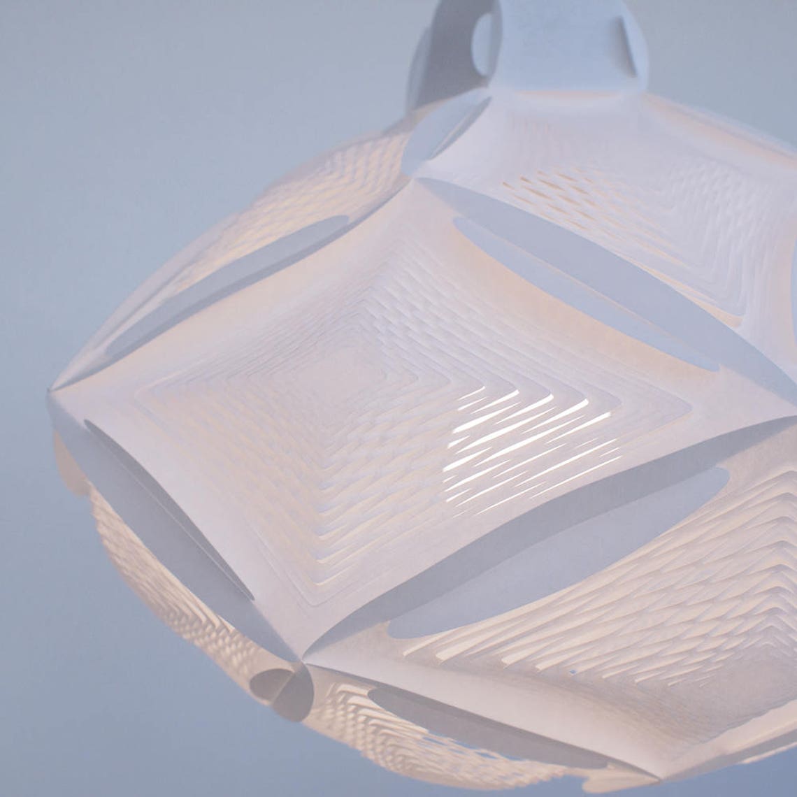 Geometric Pendant Small Lamp Airy RI20 Light | Etsy