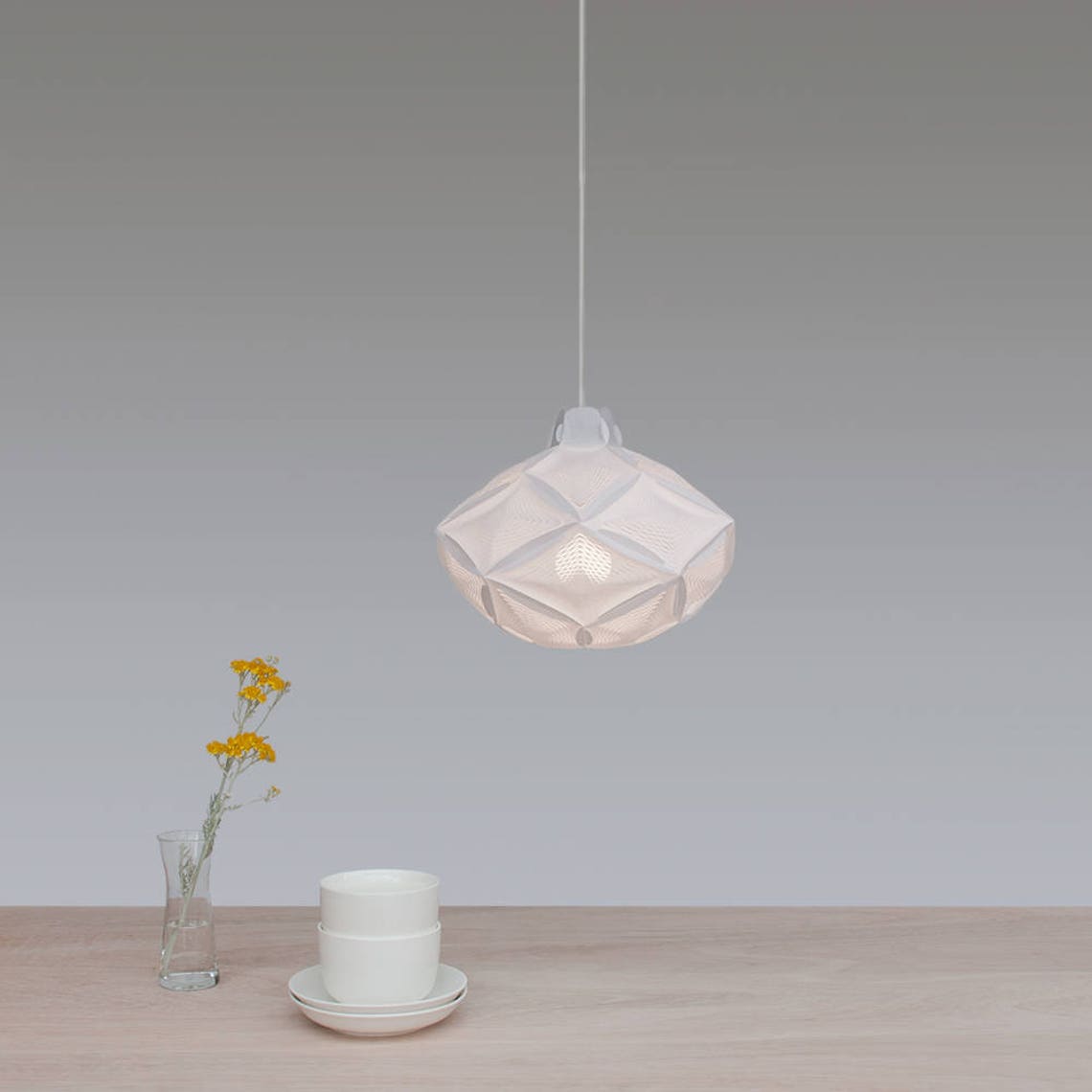 Geometric Pendant Small Lamp Airy RI20 Light | Etsy