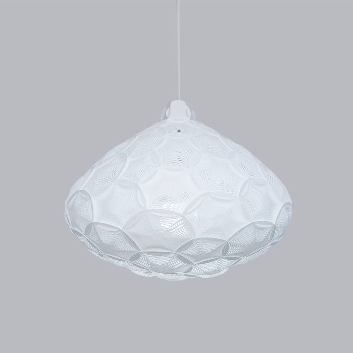 Geometric Pendant Lamp | Airy Medium Light - Etsy