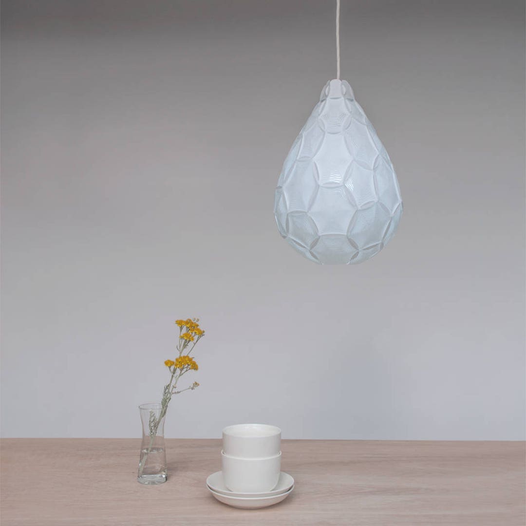 Small Geometric Pendant Lamp - Airy S Light - Etsy