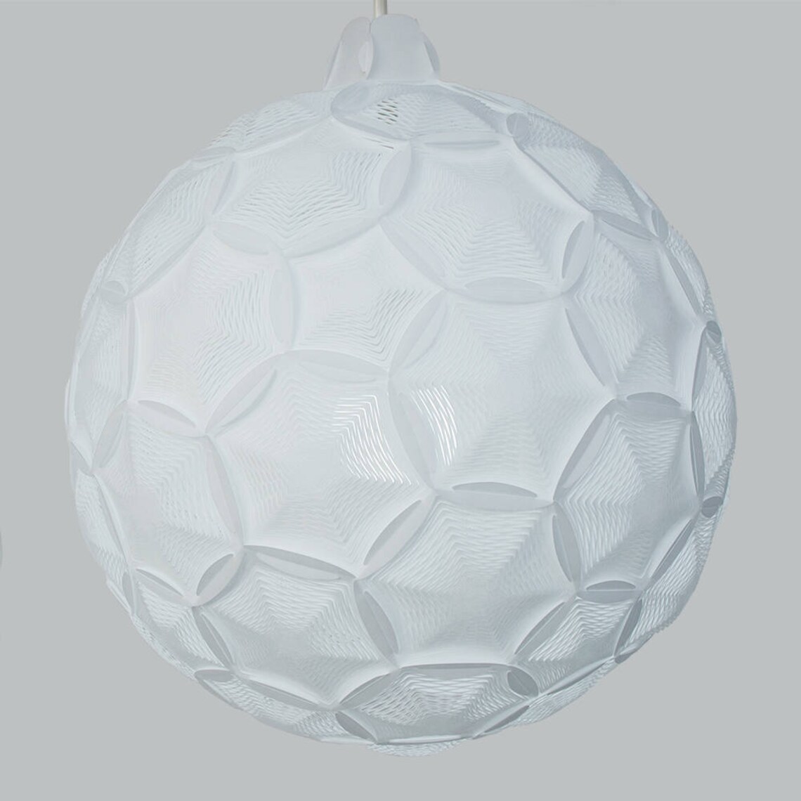 Sphere Pendant Light | Airy White Lamp - Etsy