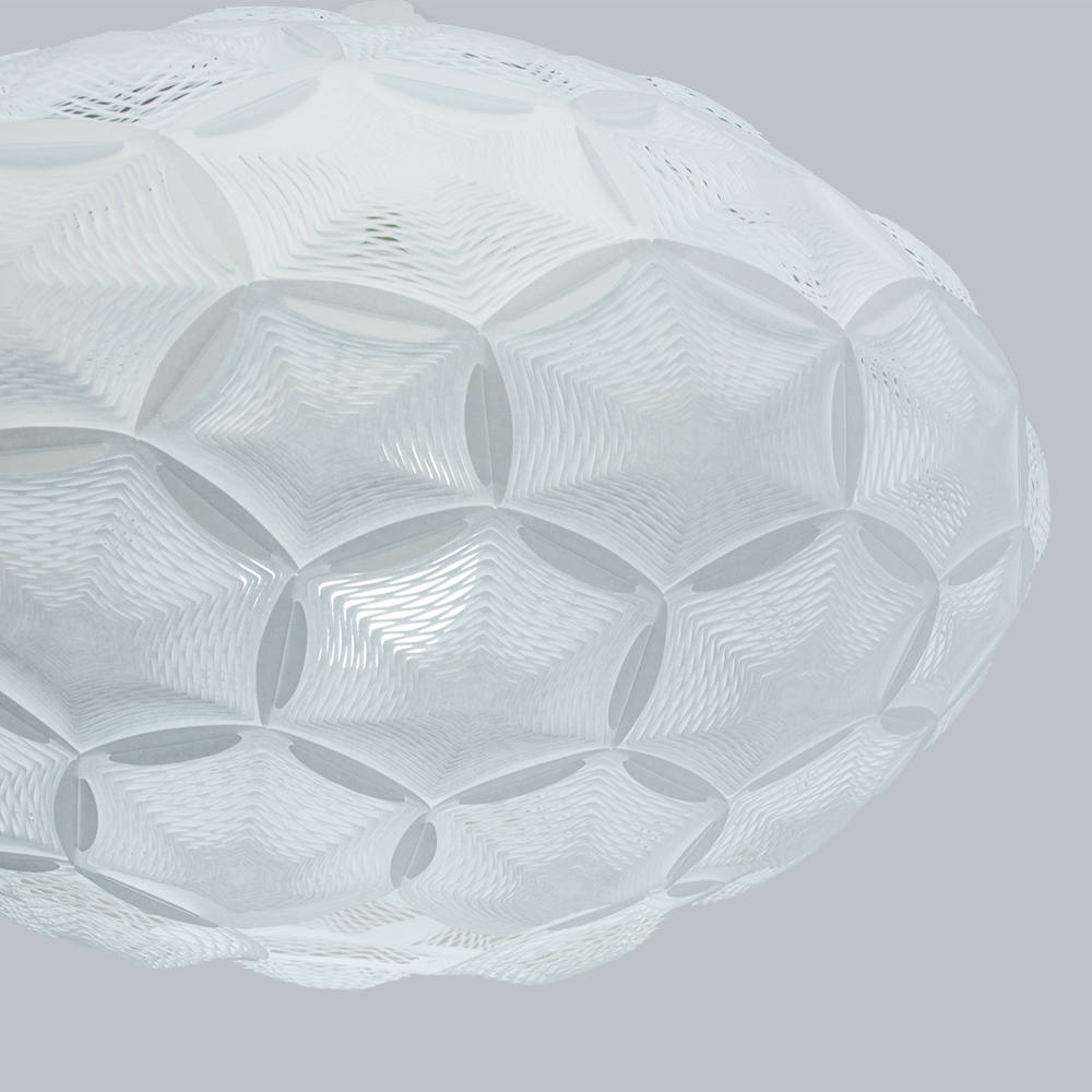 Geometric Pendant Lamp | Airy Medium Light - Etsy