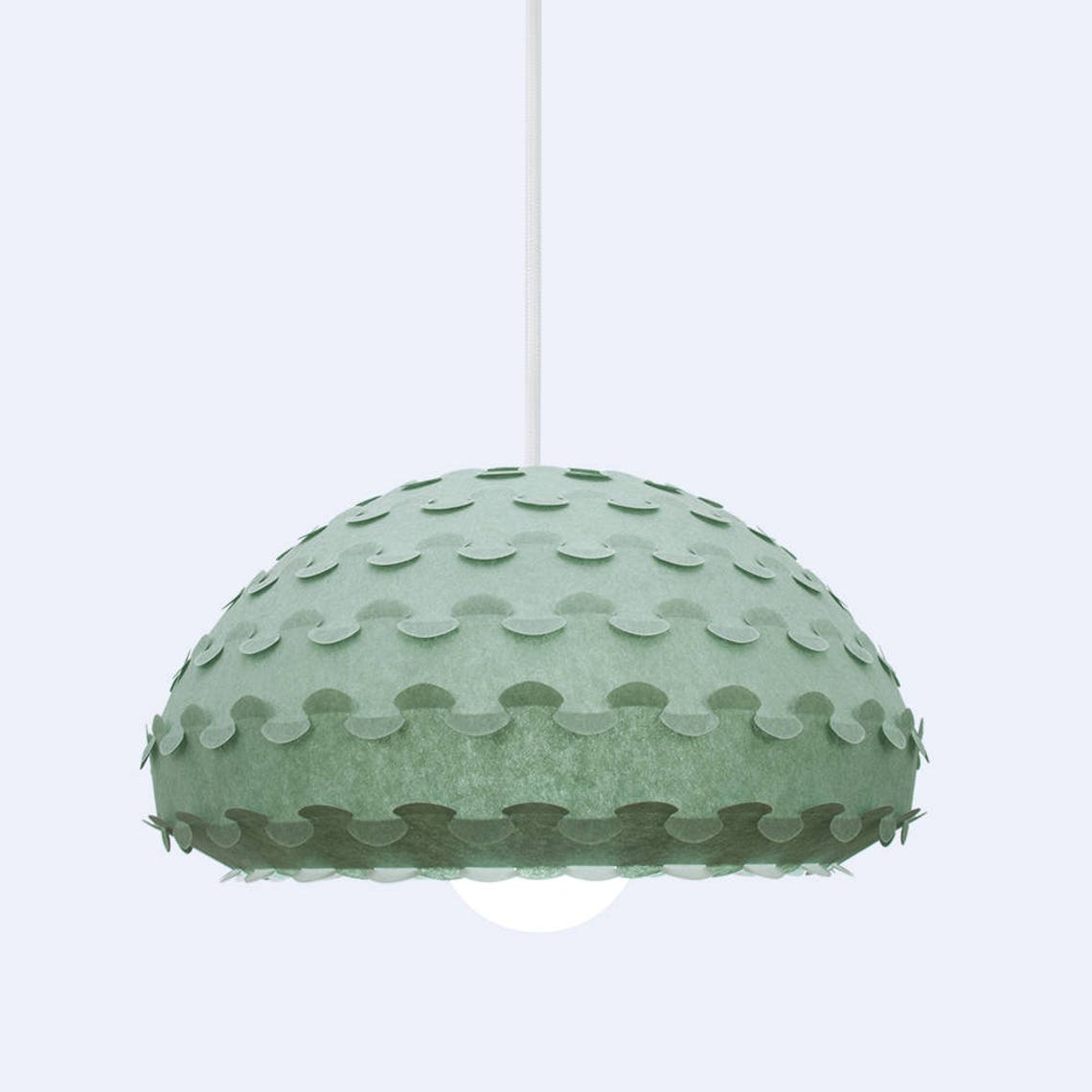 Green Paper Pendant Light Kasa G | Etsy