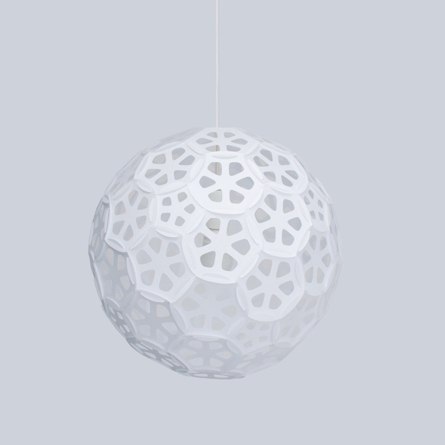 Geometric Sphere Pendant Light Flower Ball M - Etsy