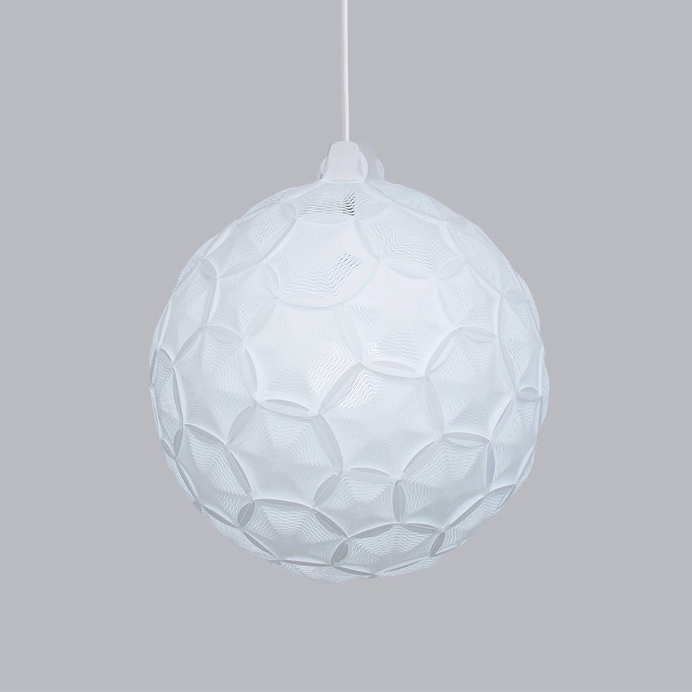 Sphere Pendant Light | Airy White Lamp - Etsy
