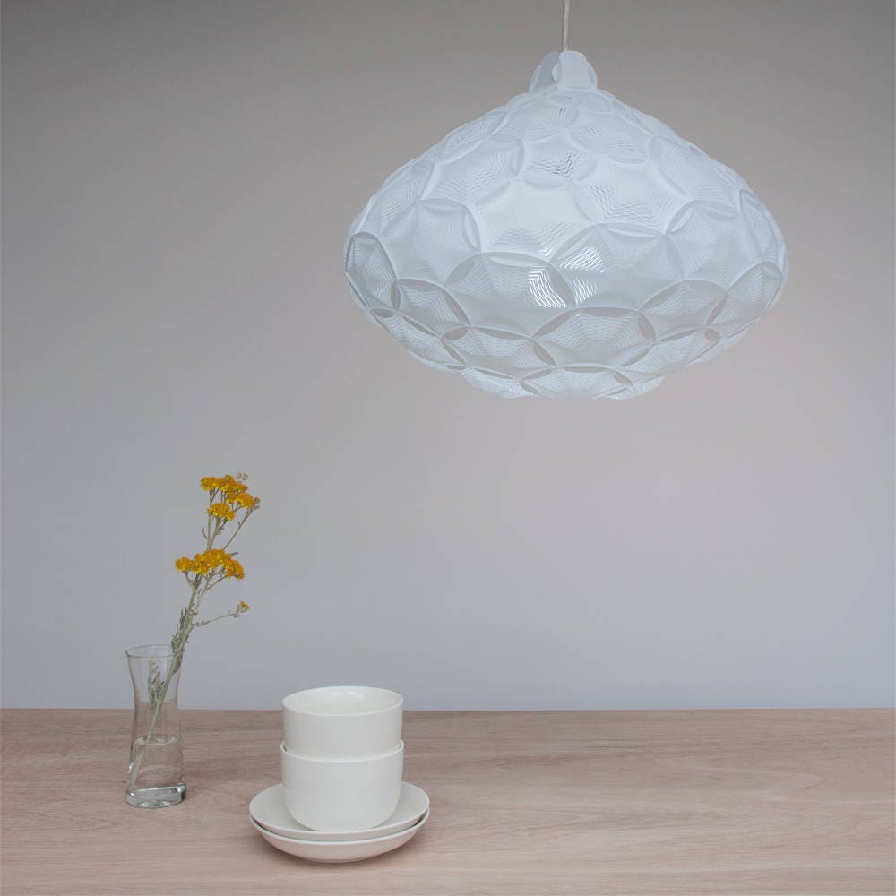 Geometric Pendant Lamp | Airy Medium Light - Etsy