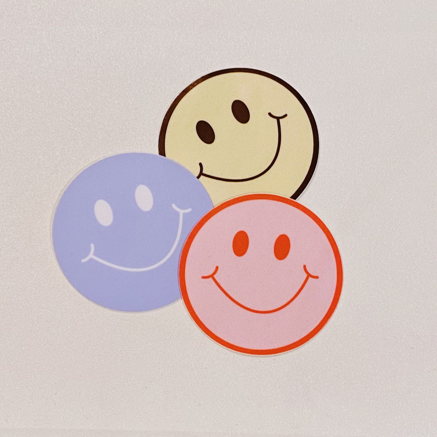 Smiley Face Sticker - Etsy