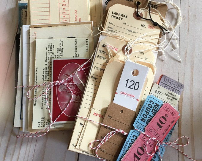 Junk Journal Tickets, Tags, and Cards, Junk Journals Embellishments ...