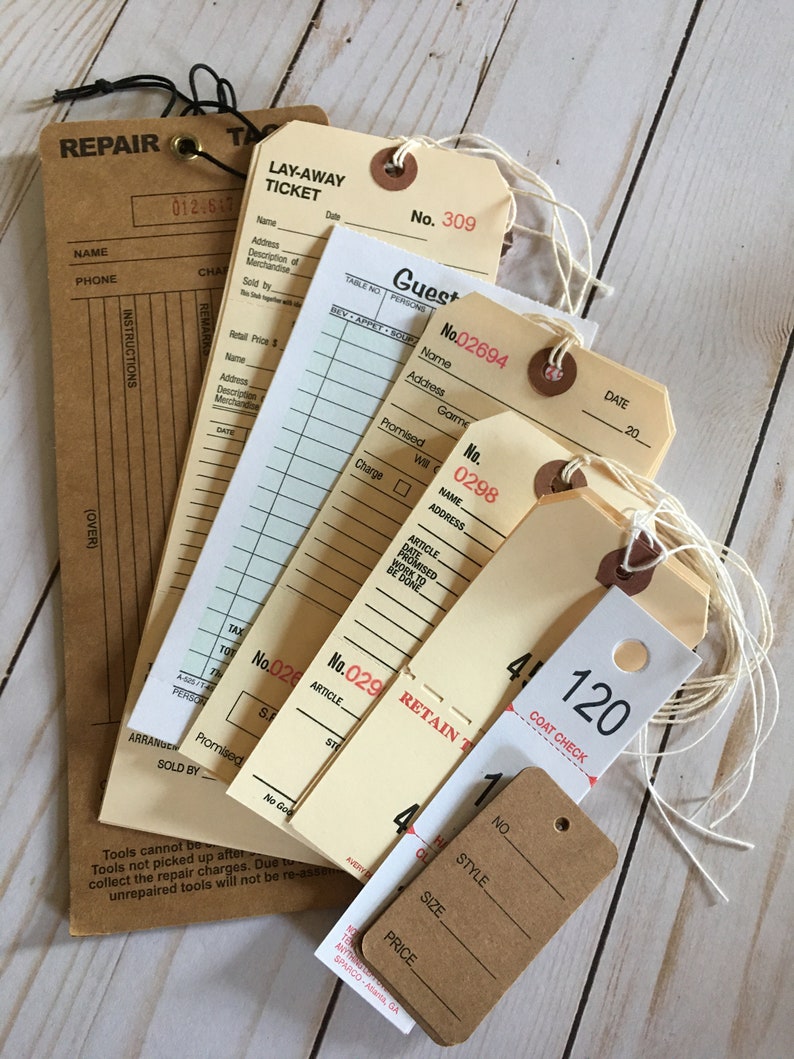 Junk Journal Tickets, Tags, and Cards, Junk Journals Embellishments ...