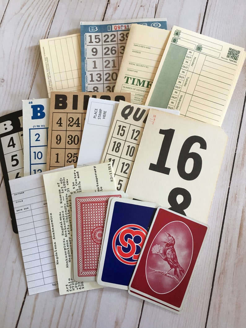 Junk Journal Tickets, Tags, and Cards, Junk Journals Embellishments ...