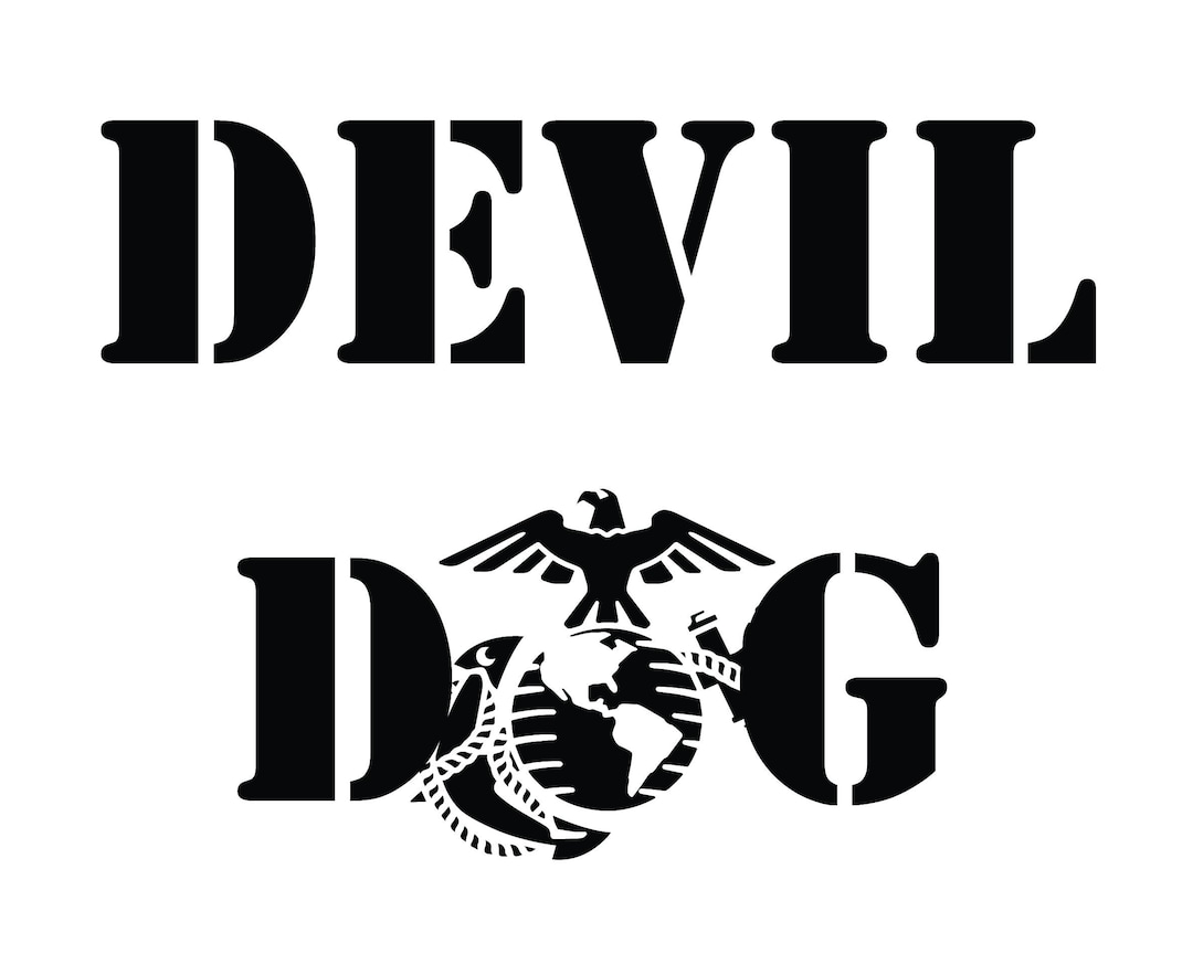 United States Marines, Devil Dog, Eagle, Globe, and Anchor INSTANT ...