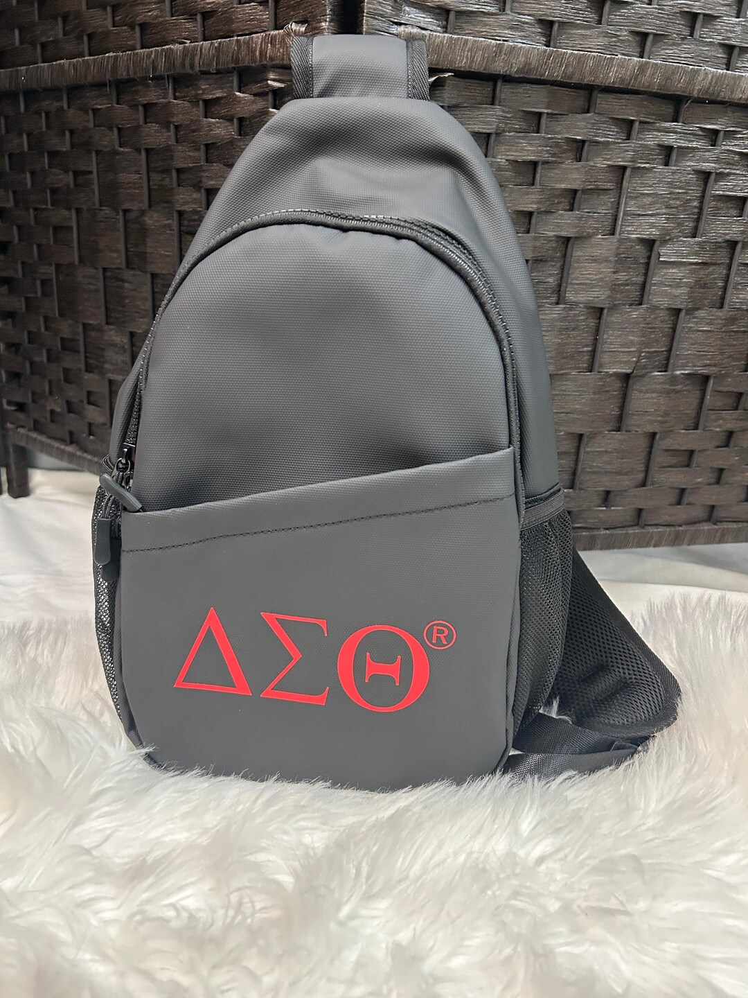 CANVAS Dst Greek Letter Sling Backpack - Etsy