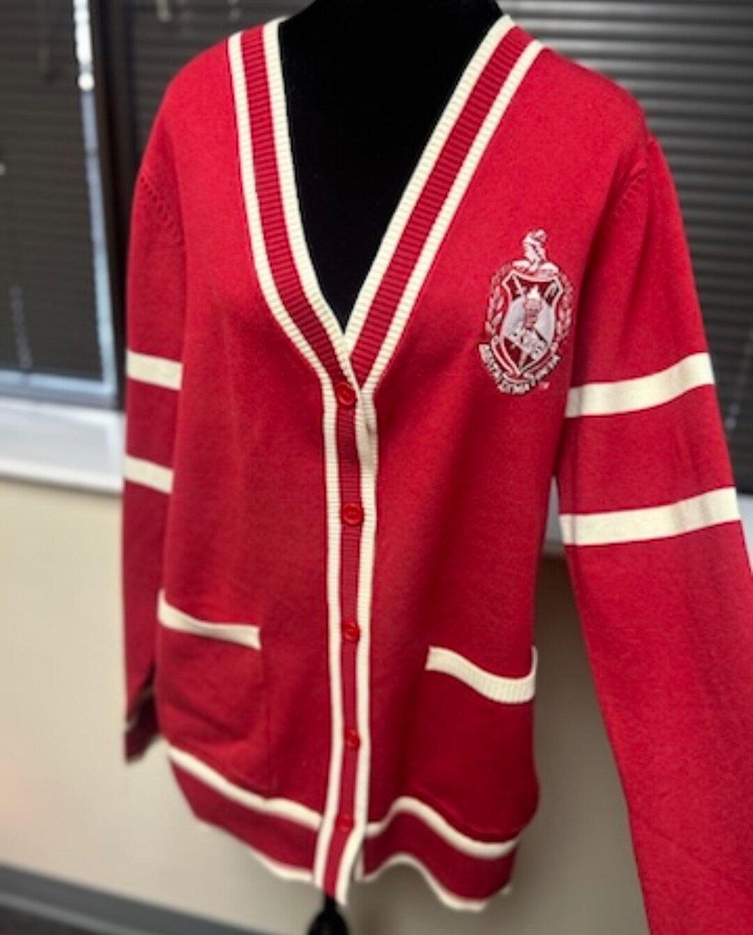 NEW DESIGN Delta Sigma Theta Striped Sleeve Cardigan - Etsy