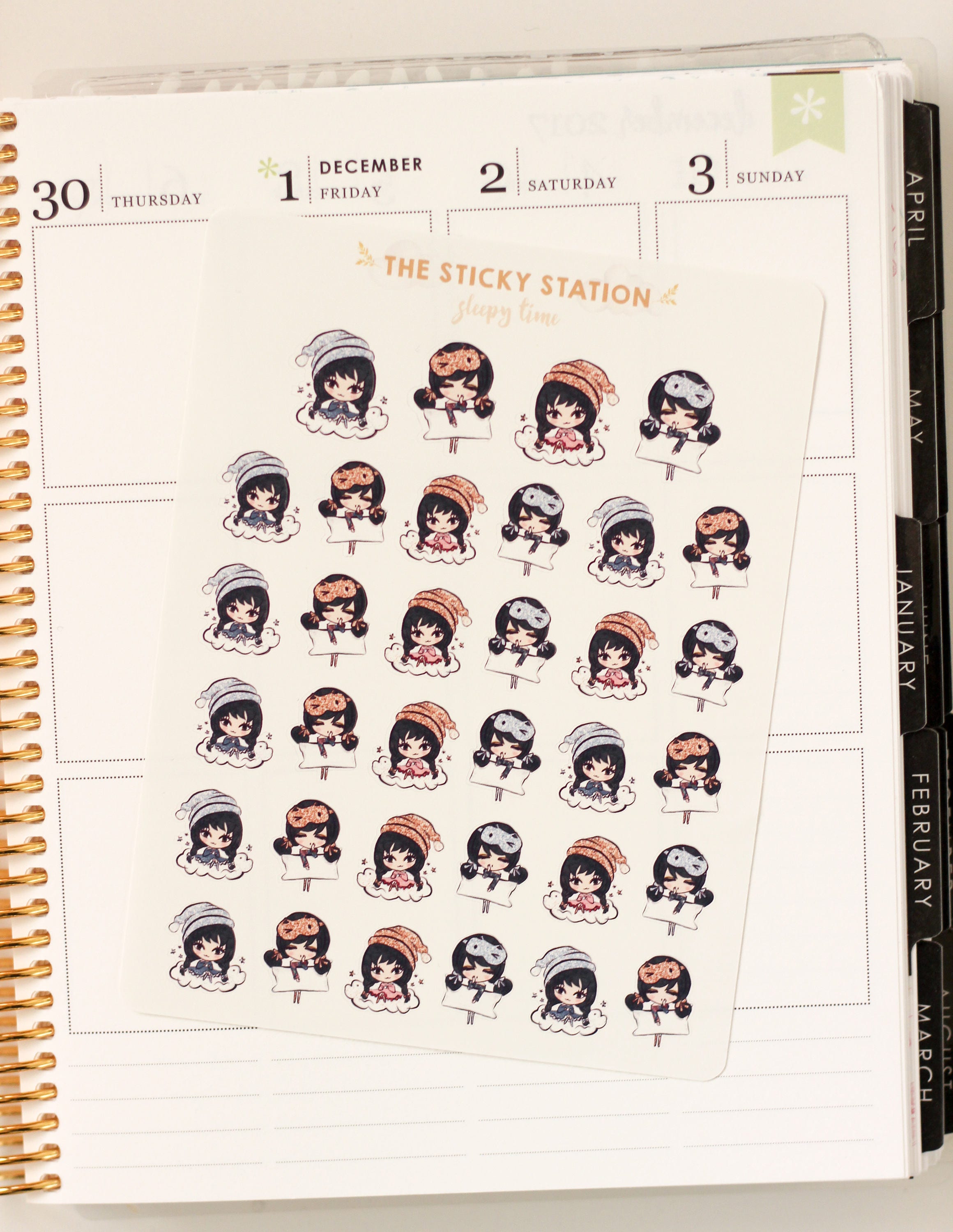Sleepytime Planning Stickers: for Bedtimes Naps Etc | Etsy