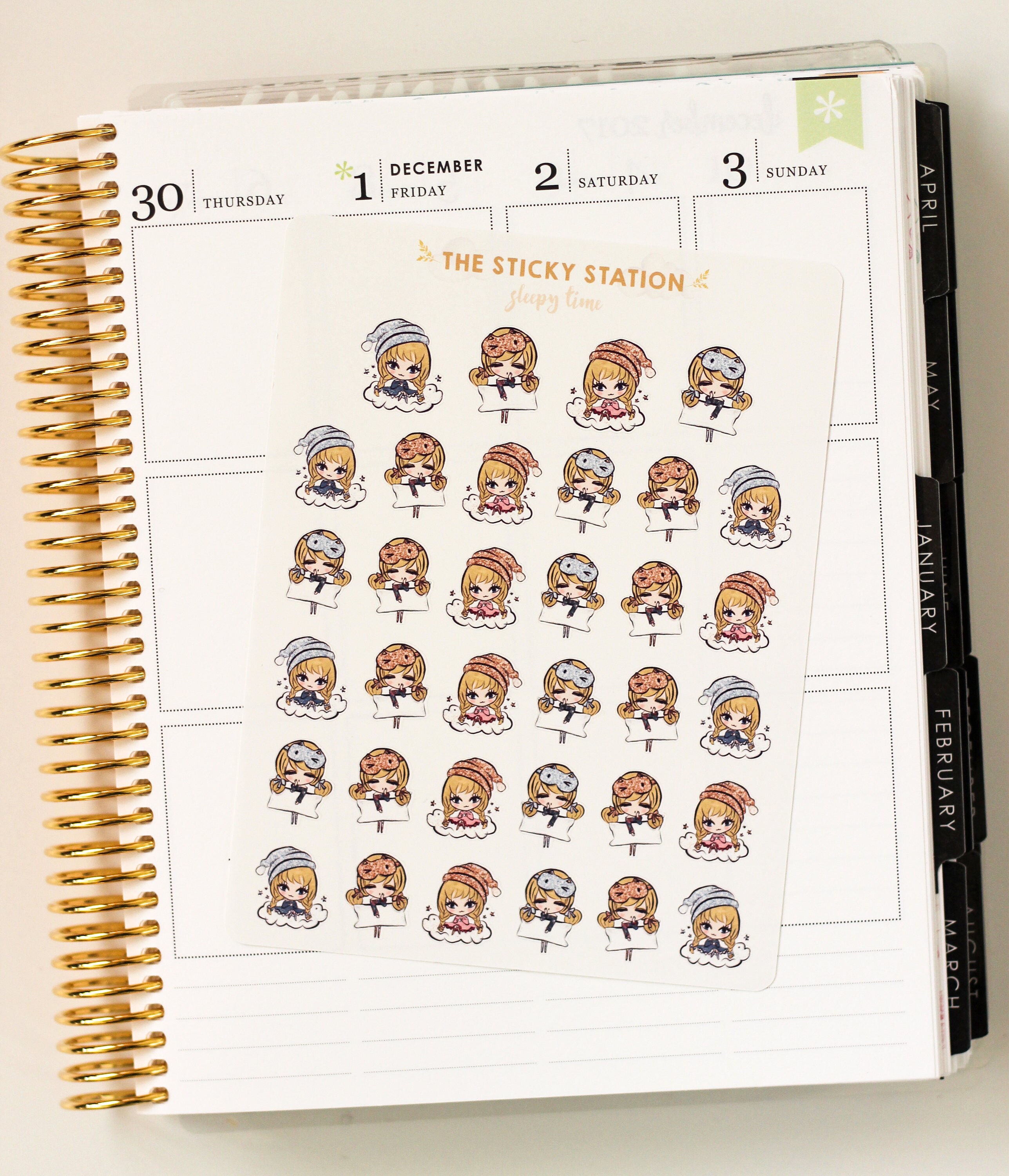 Sleepytime Planning Stickers: for Bedtimes Naps Etc | Etsy