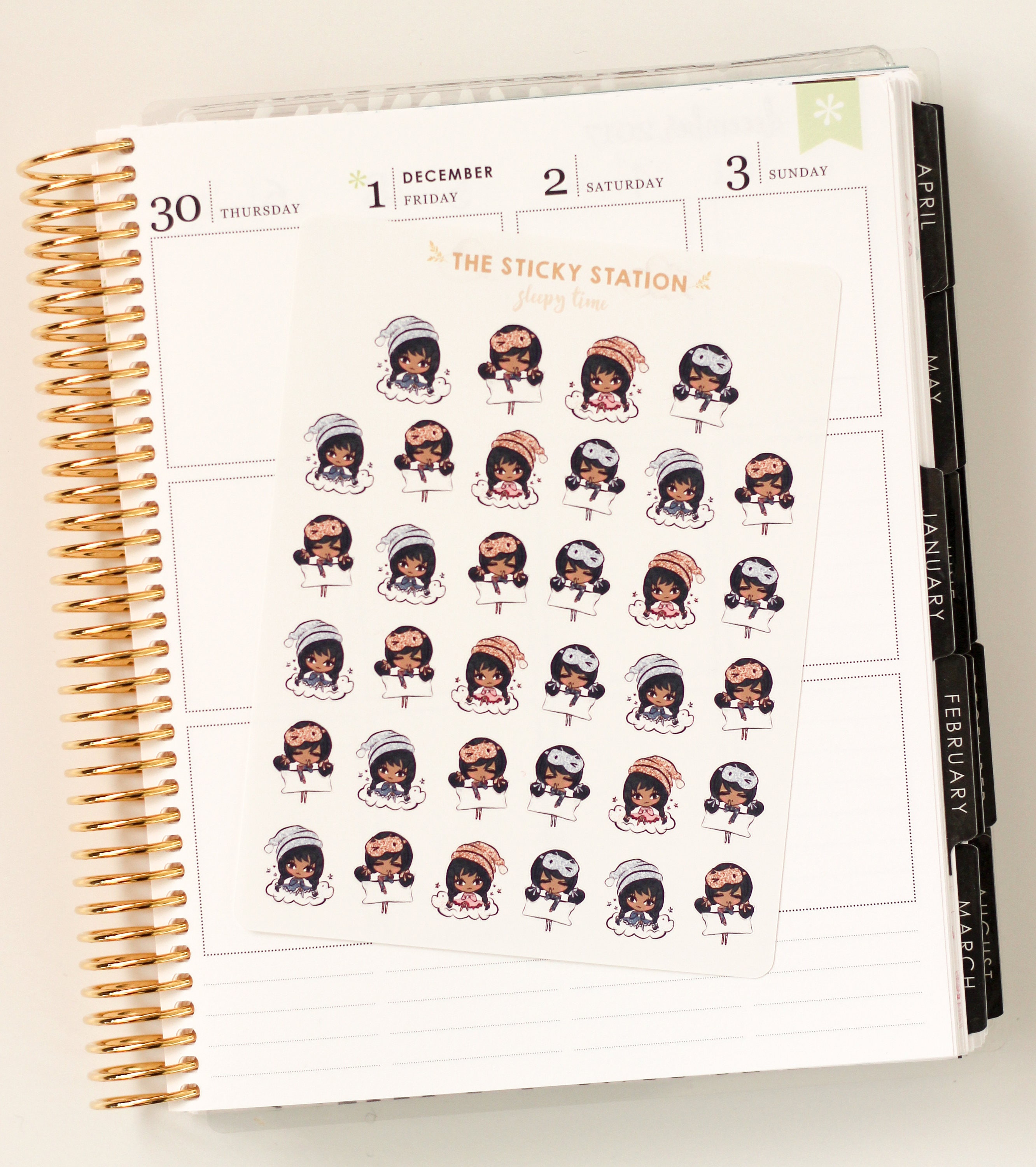 Sleepytime Planning Stickers: for Bedtimes Naps Etc | Etsy