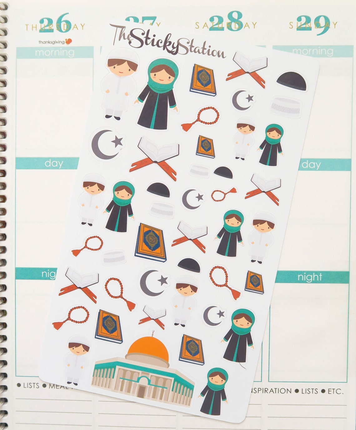 Salaam Sticker Set Hajj Eid Islamic Stickers Quran - Etsy