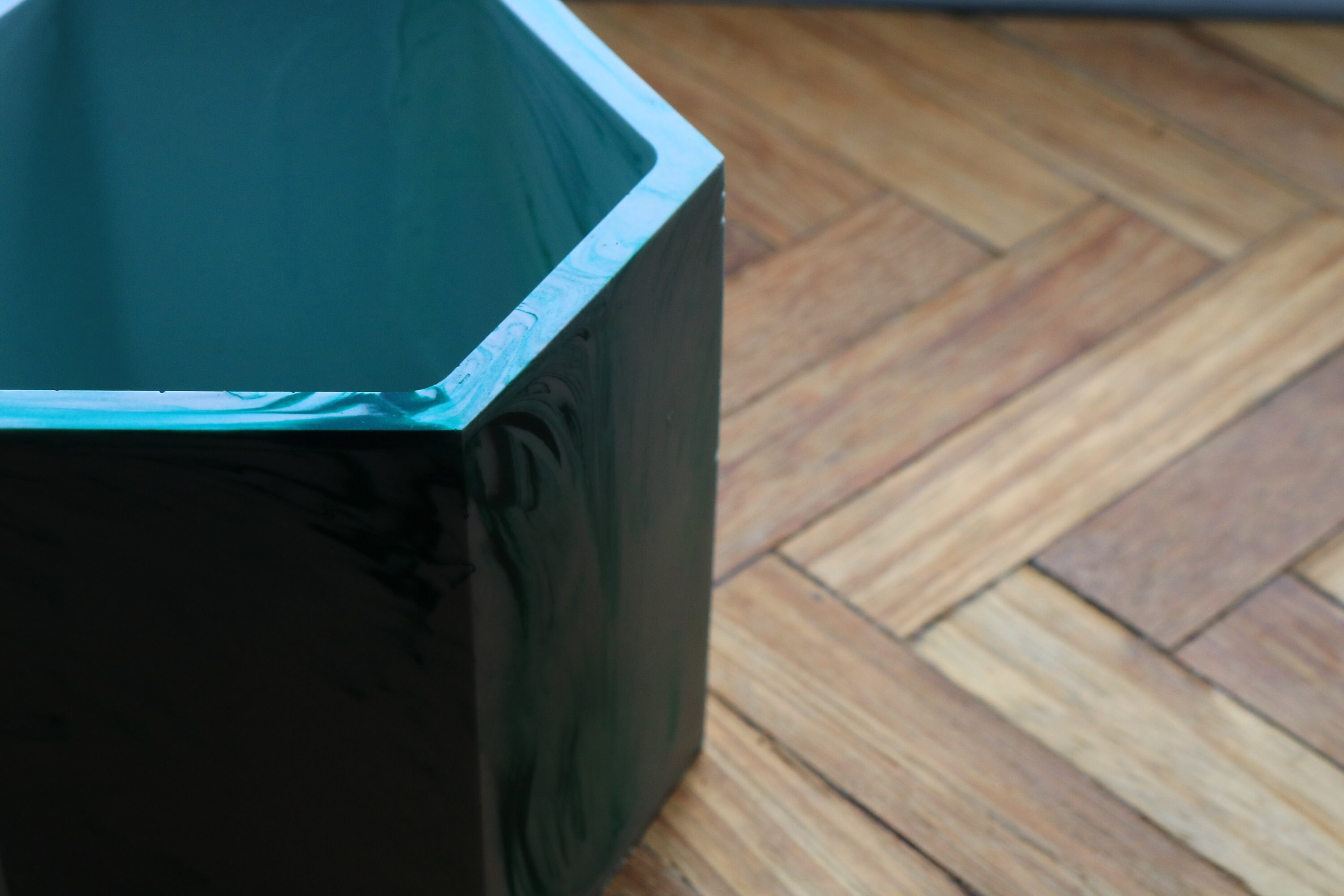 Jungle Greens Collection One Hex Plant Pot Handmade - Etsy