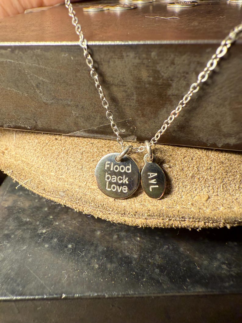 Flood Back Love Necklace • Sterling Silver • Hurricane Relief Jewelry ...
