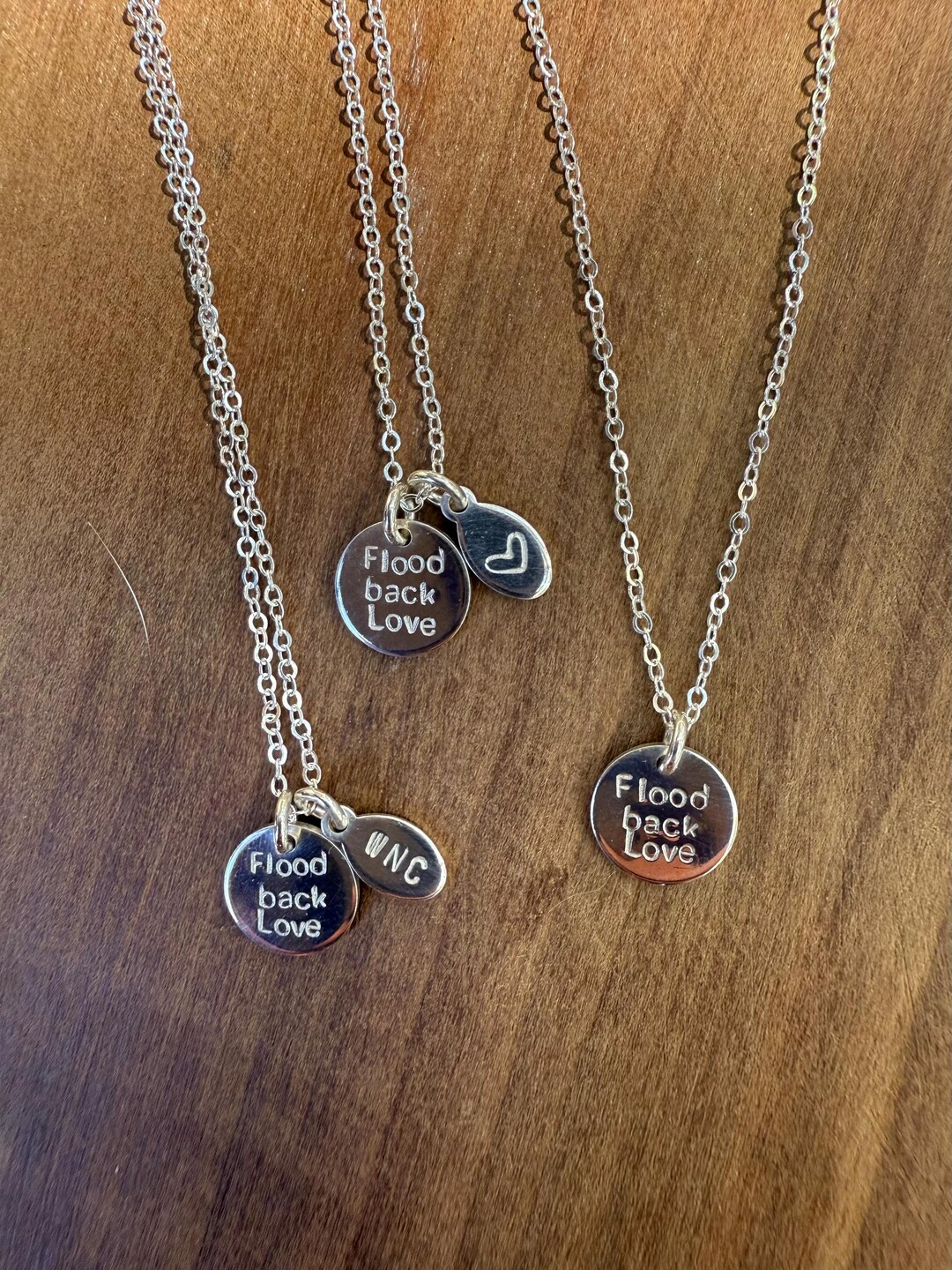 Flood Back Love Necklace • Sterling Silver • Hurricane Relief Jewelry ...