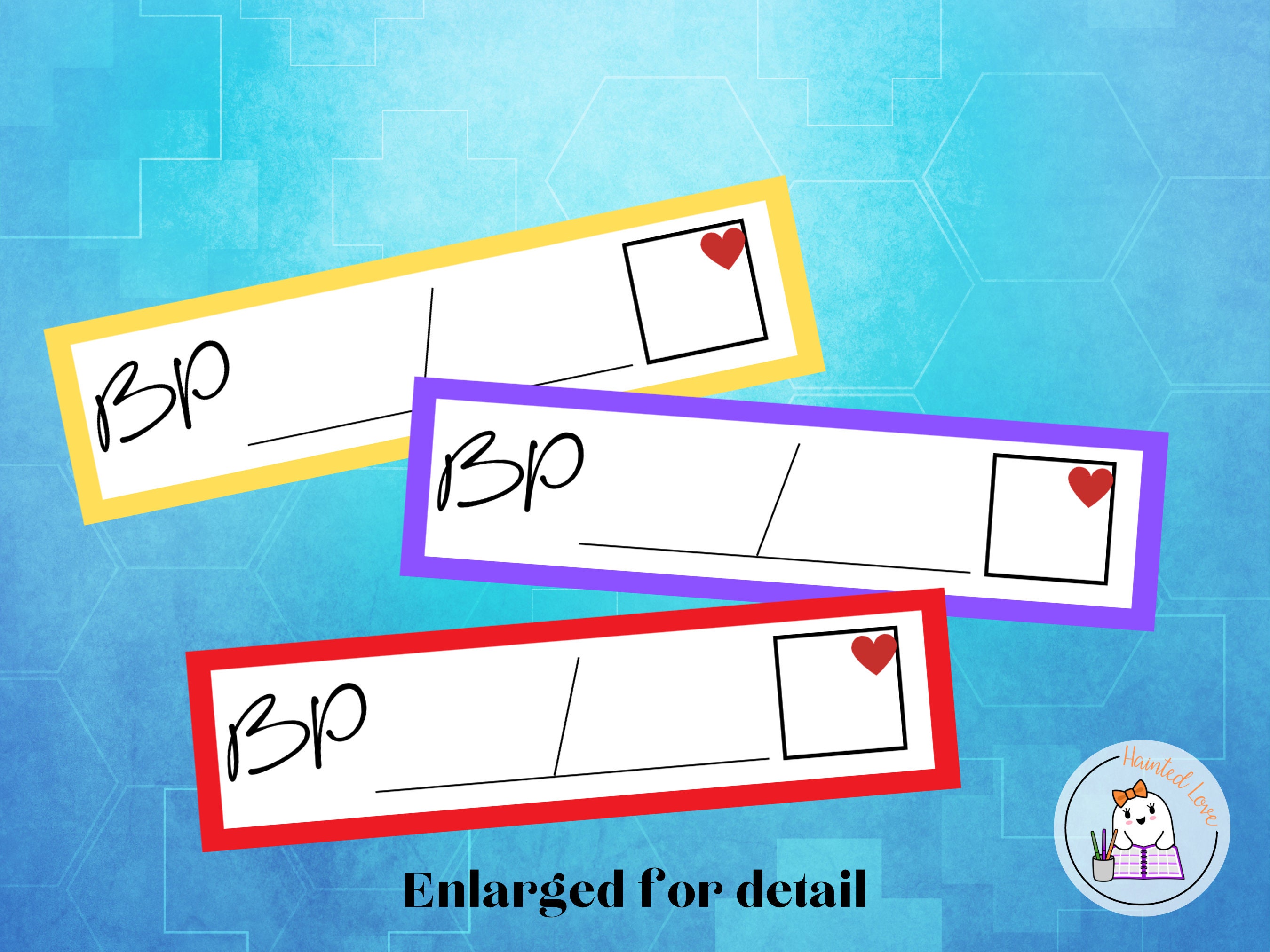 Blood Pressure, Blood Pressure Tracker, Blood Pressure Stickers ...