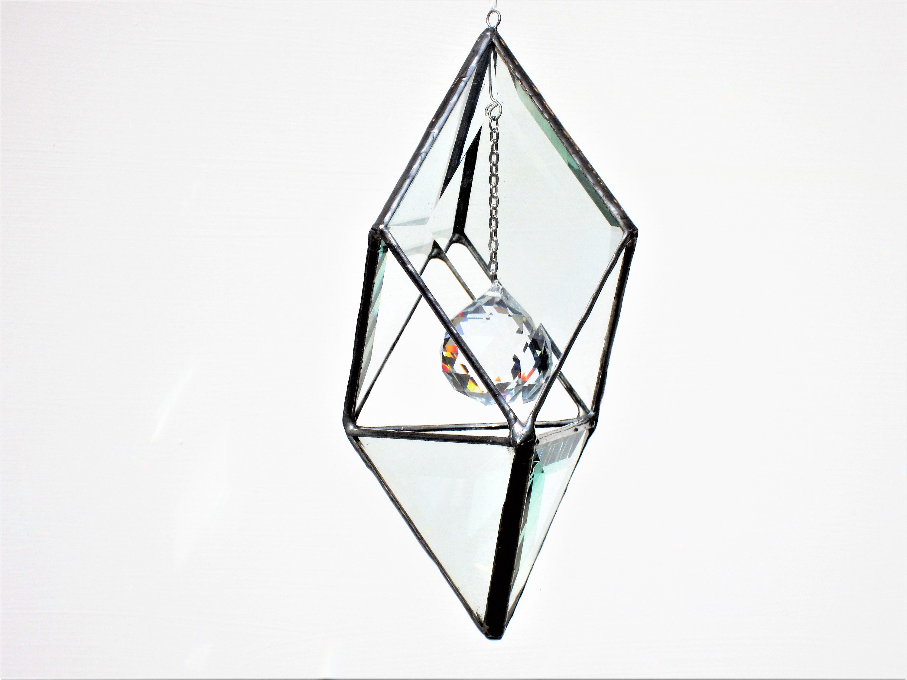 Oasis Diamond Orb With 30mm Crystal Prism - Etsy