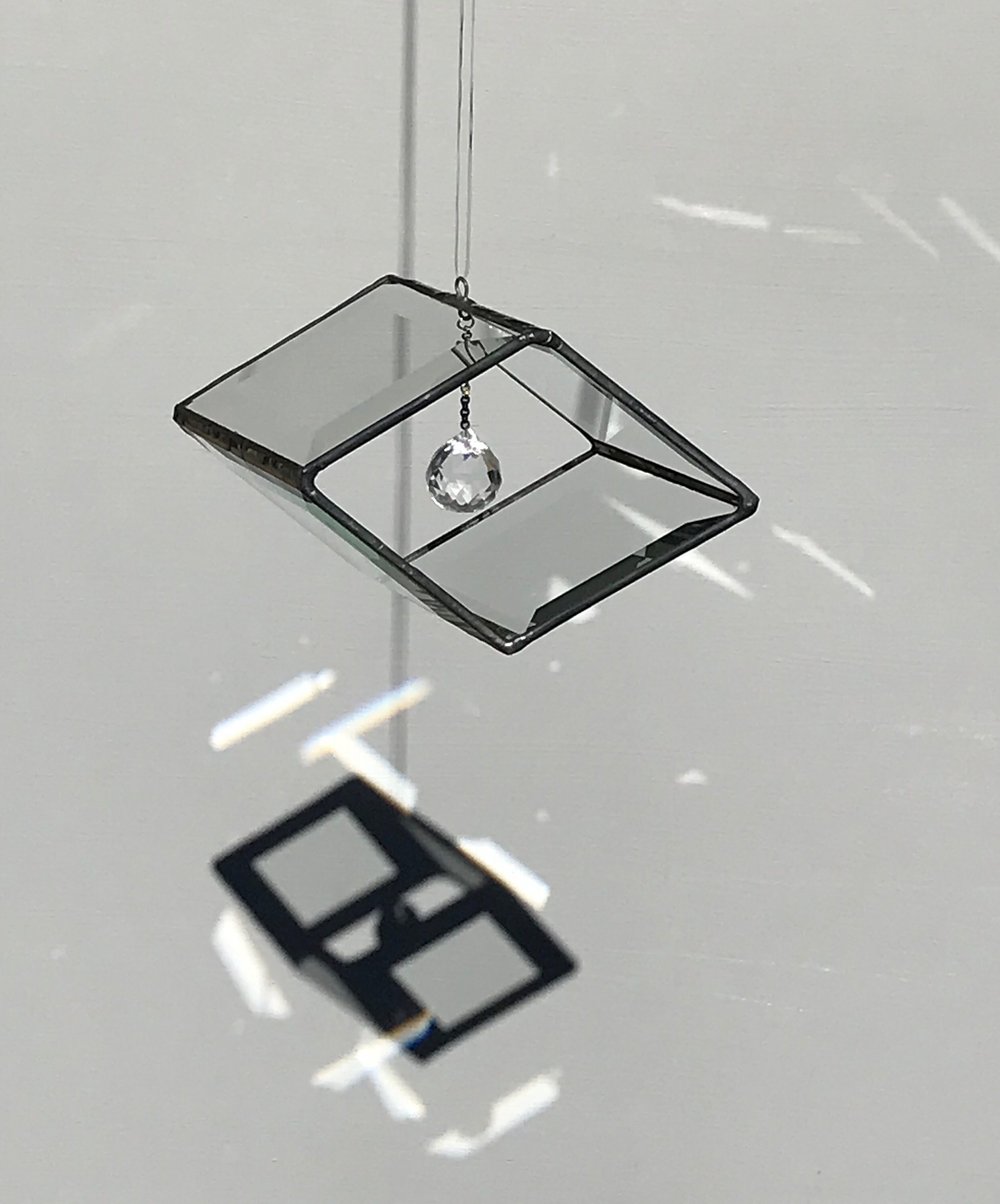 Shimmer ~ Diamond Orb With 20mm Crystal Prism - Etsy