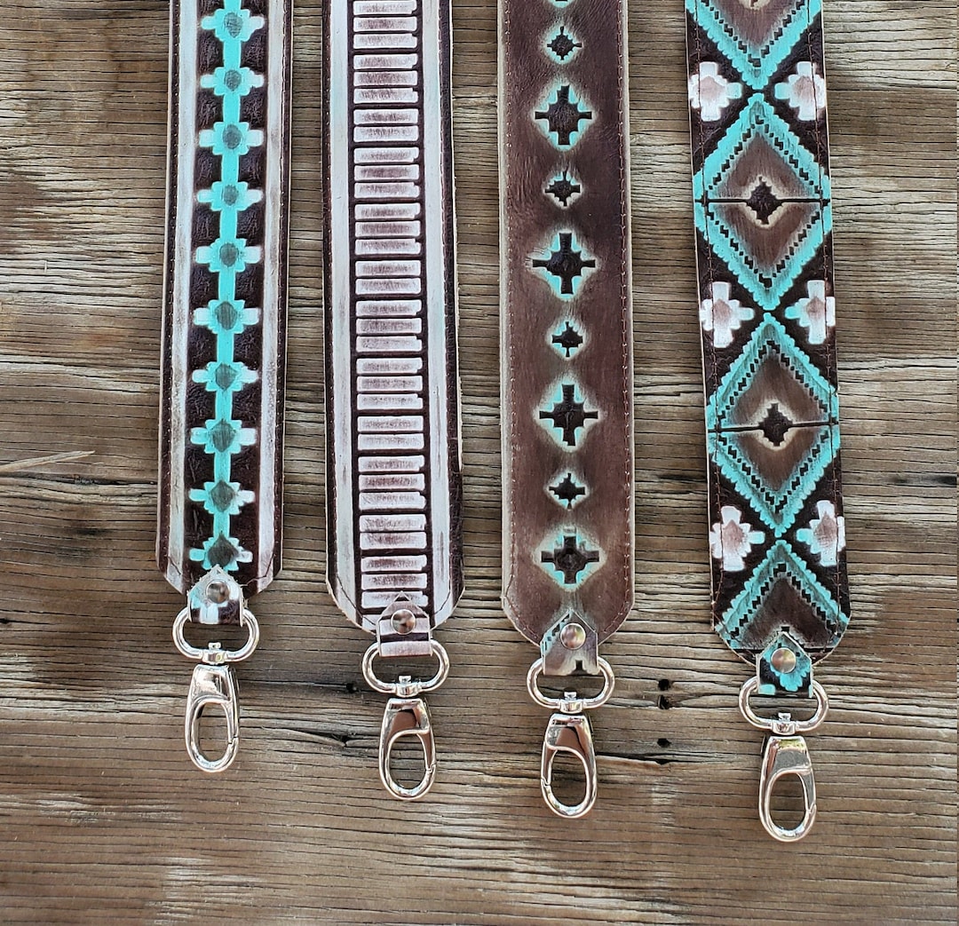 Ready to Ship! Distressed Embossed Leather Western CROSS BODY Rodeo ...