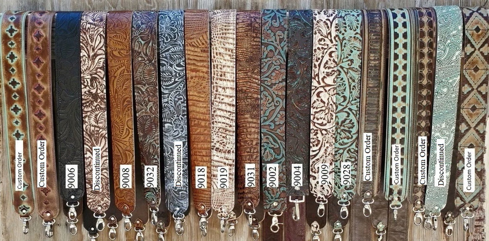 Ready to Ship Distressed Embossed Leather Western CROSS BODY - Etsy