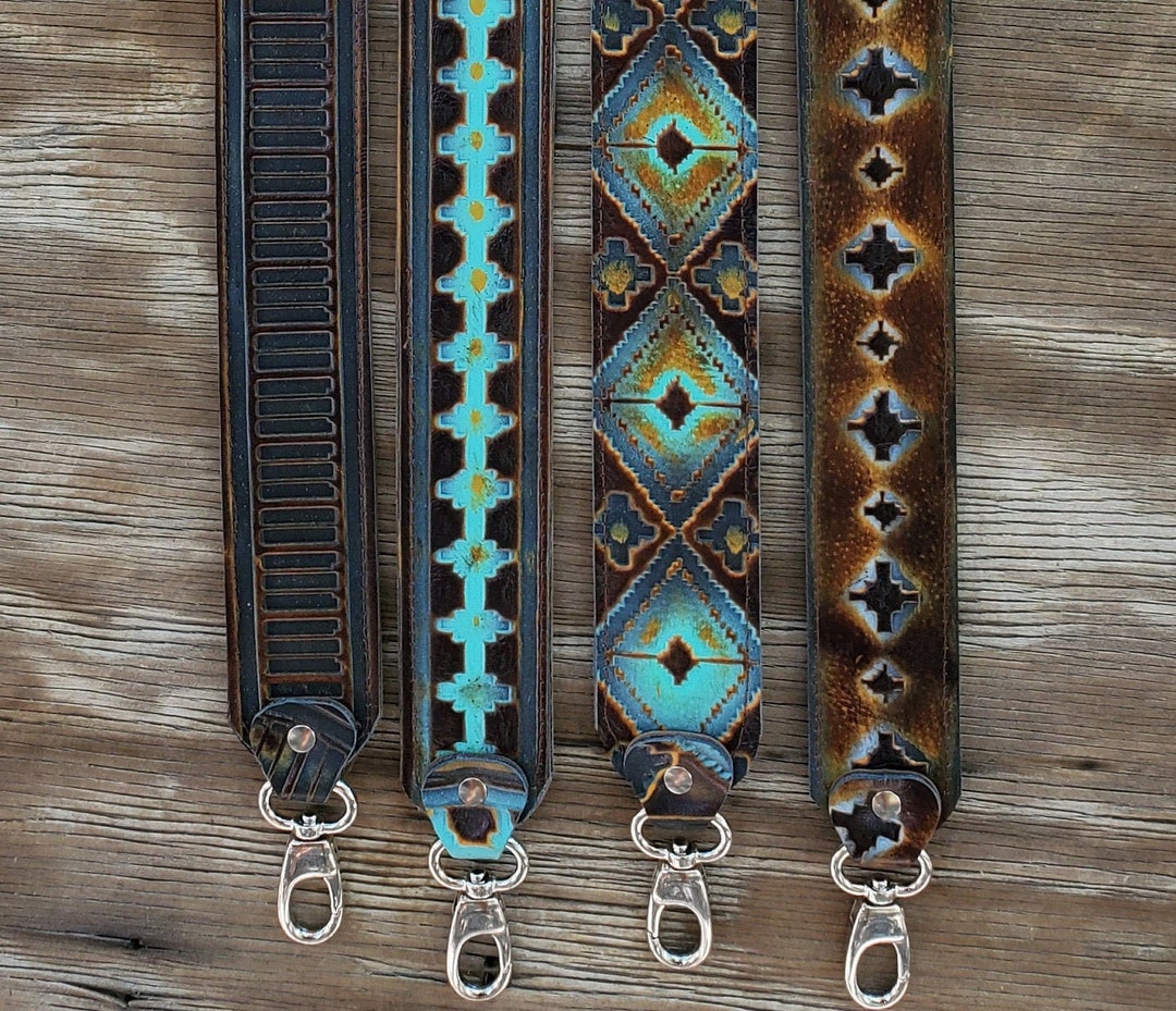 Ready to Ship! Distressed Embossed Leather Western CROSS BODY Rodeo ...