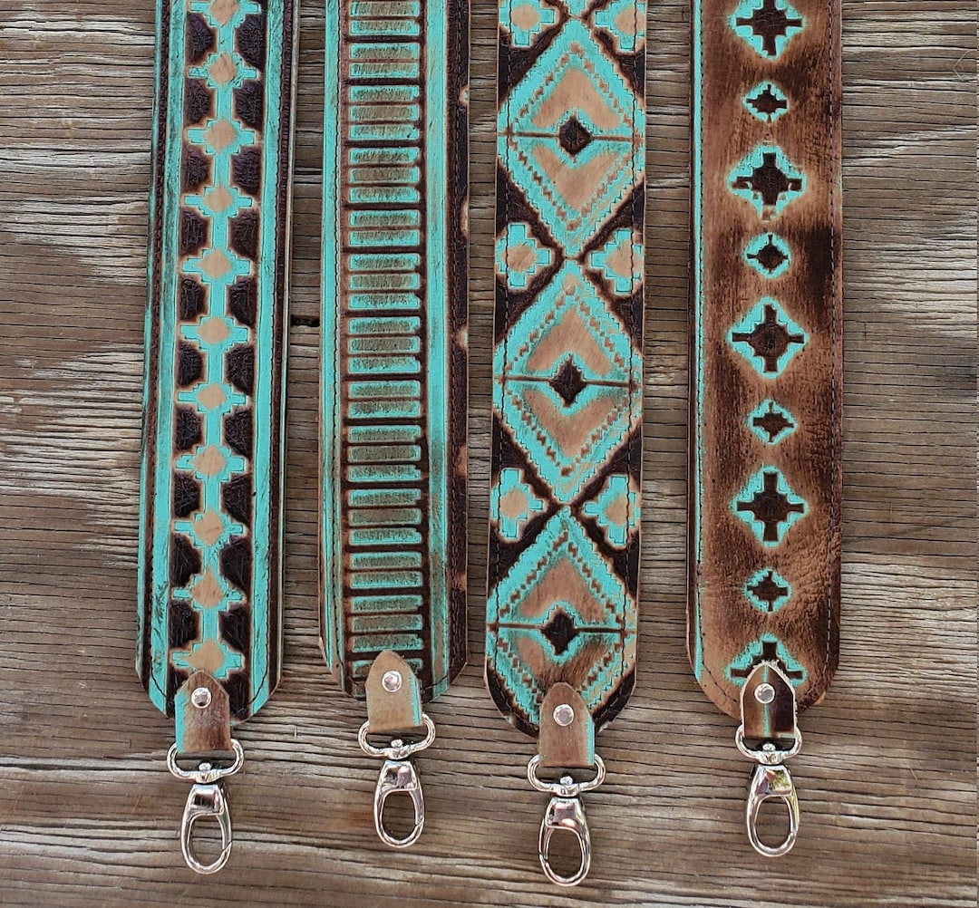 Ready to Ship! Distressed Embossed Leather Western CROSS BODY Rodeo ...