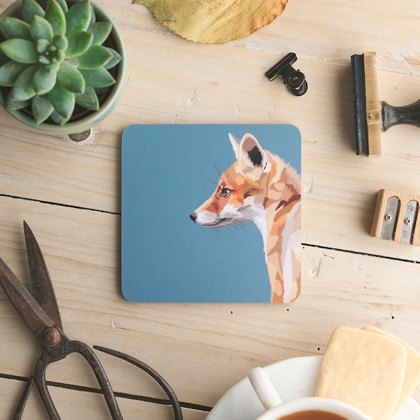 Fox Coaster - Etsy