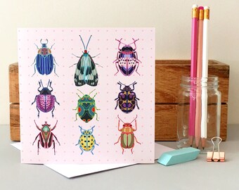 Bug Greeting Card | Etsy