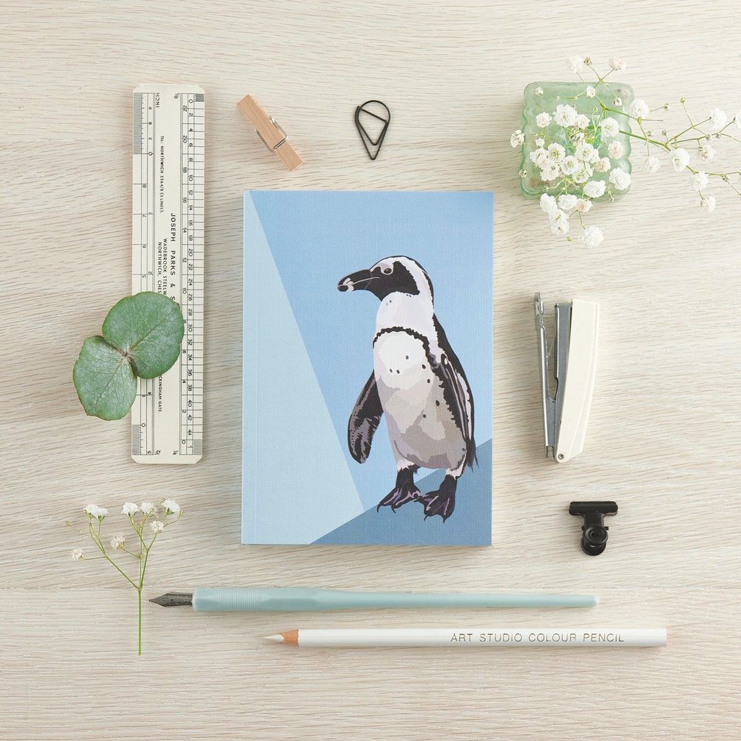 Penguin Notebook - A6 Notebook - Penguin - Small Notebook - Stocking ...