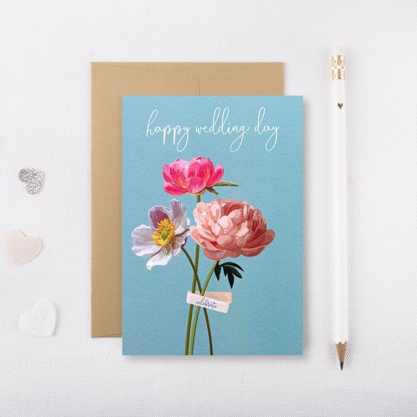 Peony Card - Etsy UK
