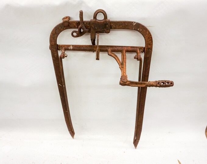 Antique Meyers Hay Bale Harpoon Trolly Carrier Rustic Barn - Etsy