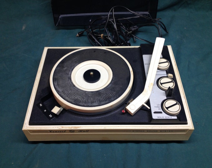 Vintage Concert Hall Stereo Sound System 45 Record Player Model 332 ...