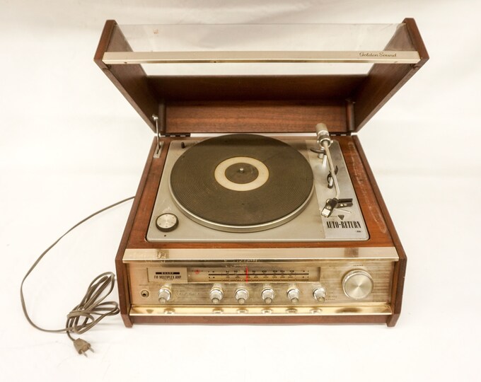 Vintage Sharp GS-5500 AM FM Radio Record Player, Vintage Stereo ...