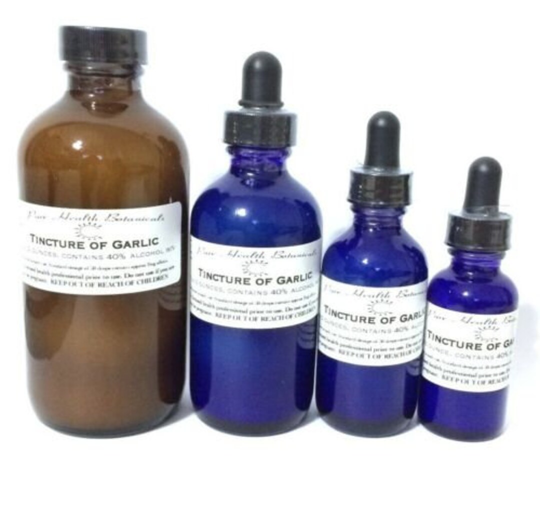 Garlic Tincture, Extract, Allicin, Highest Quality and Strength ...