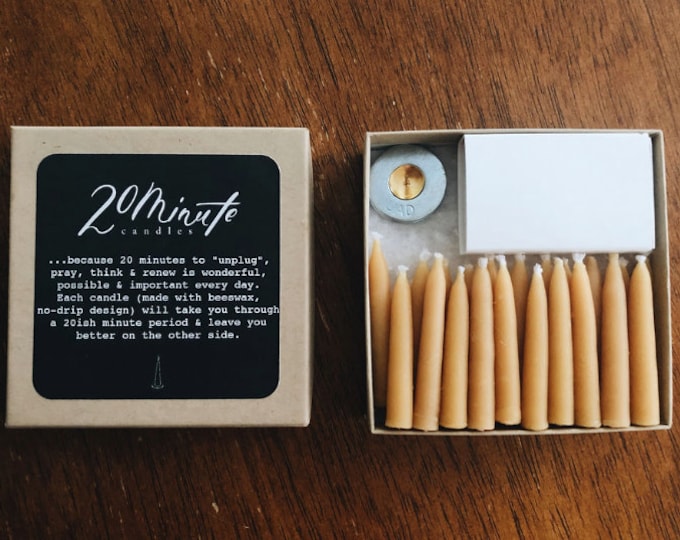 20 Min. Candles (the Original) - Starter Set - Etsy