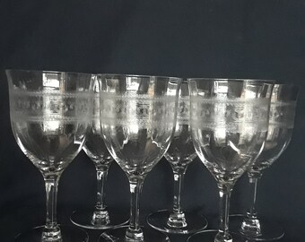 Water goblets | Etsy