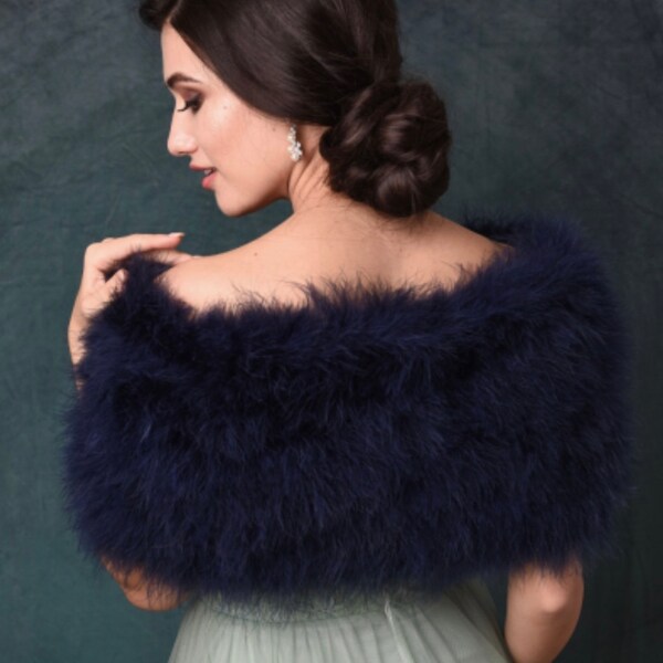 Feather Stole - Etsy