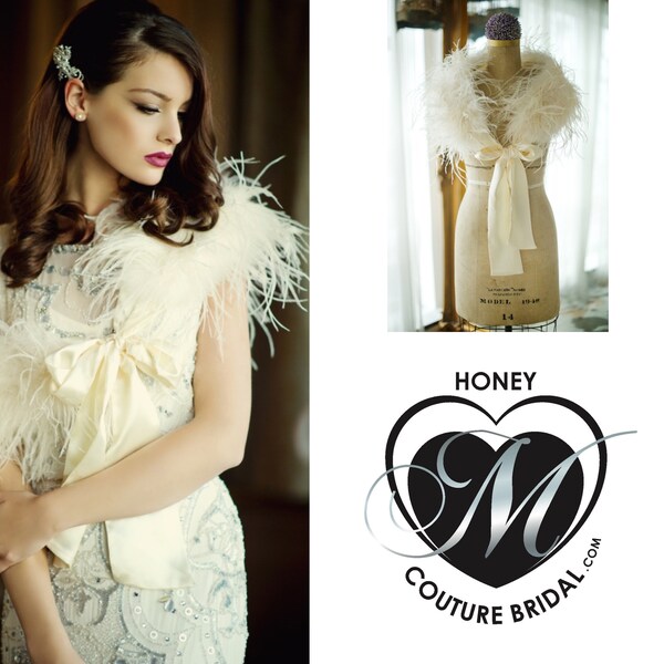 Feather Stole - Etsy