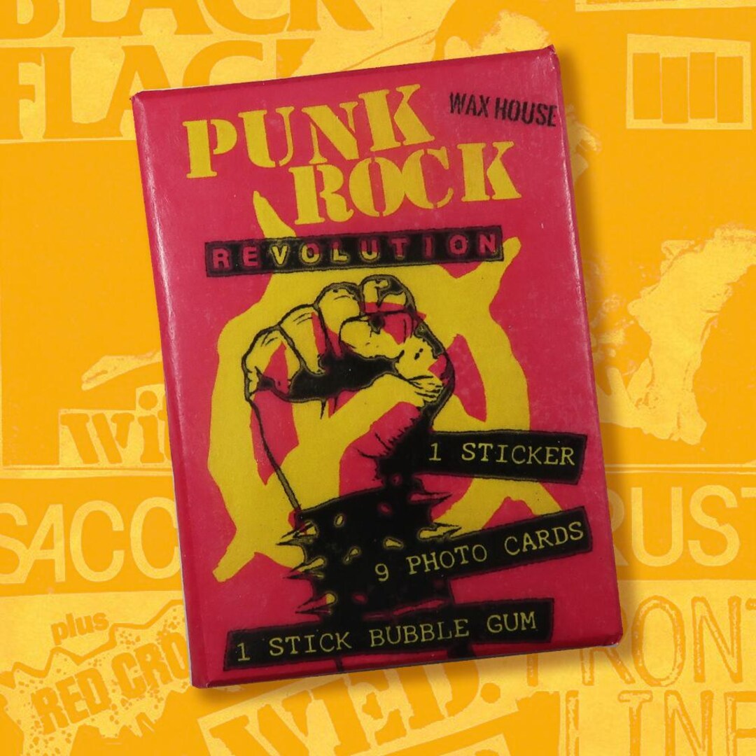 Punk Rock Revolution Wax Pack Non-sports Trading Cards - Etsy