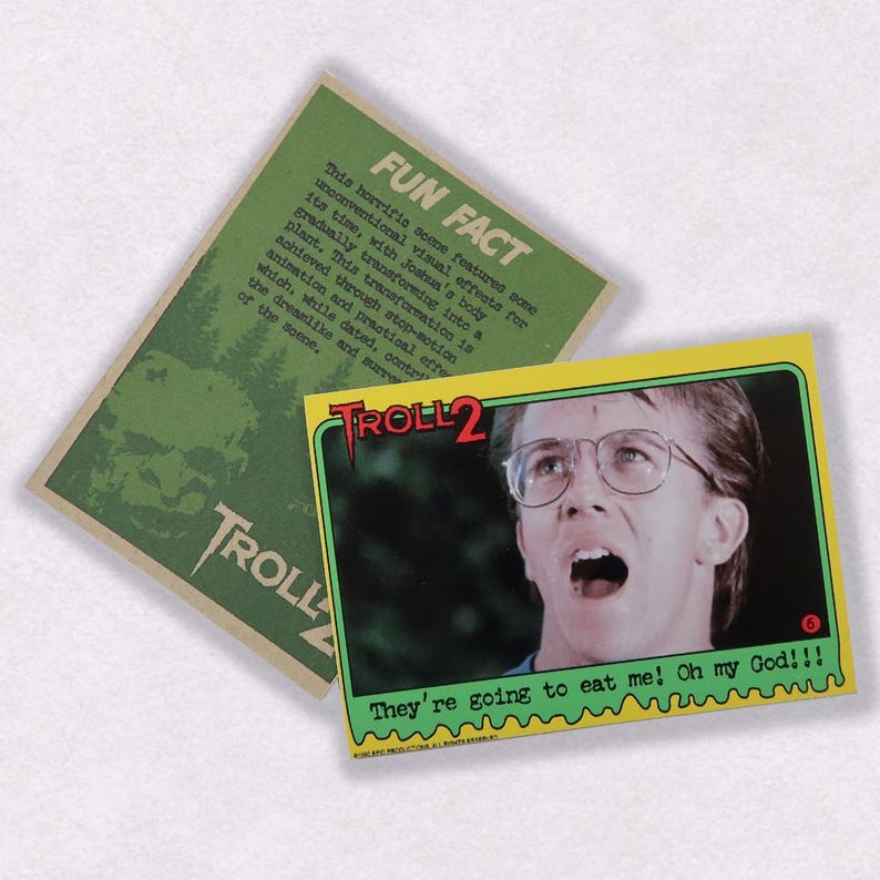Troll 2 Wax Pack Non-sports Trading Cards - Etsy