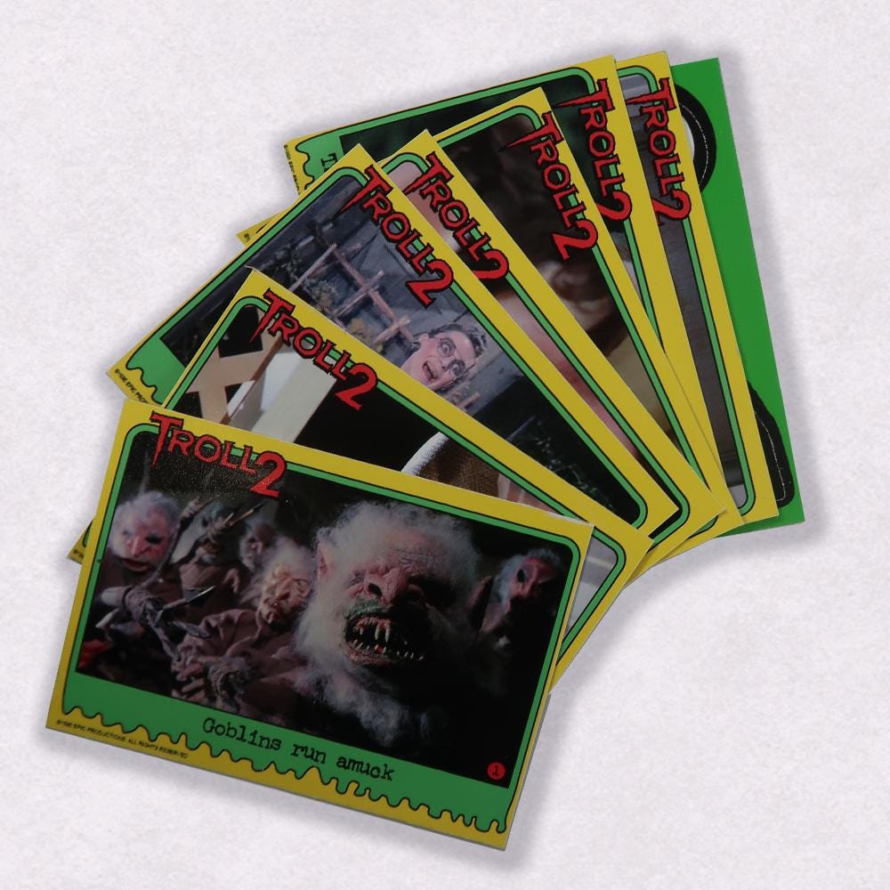 Troll 2 Wax Pack Non-sports Trading Cards - Etsy