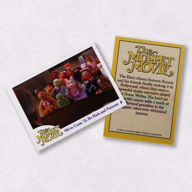 The Muppet Movie Wax Pack Non-sports Trading Cards - Etsy