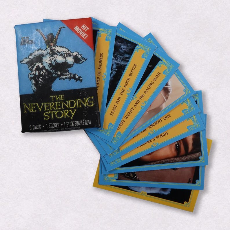 The Neverending Story Wax Pack Non-sports Trading Cards - Etsy