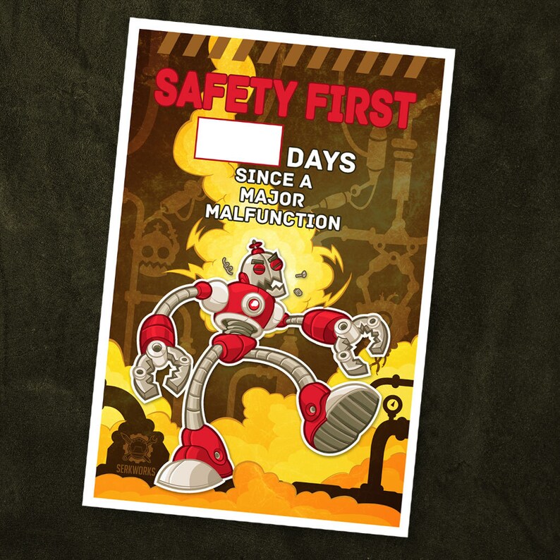 Safety First Print Safety Poster Lab Safety Office Safety Factory ...