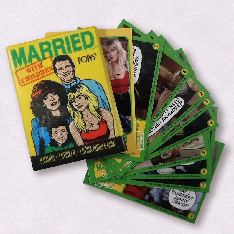 Married With Children Wax Pack Non-sports Trading Cards - Etsy